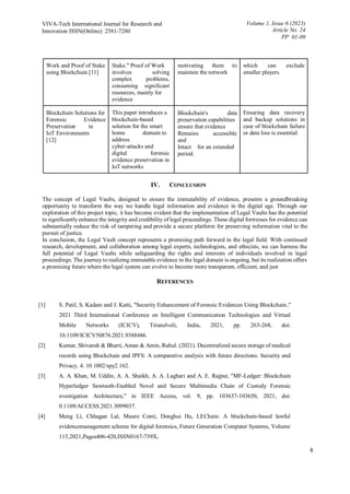 A Review on Blockchain based Legal Vault | PDF