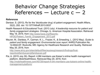 Patient Centered Care | Unit 2c Lecture | PPT