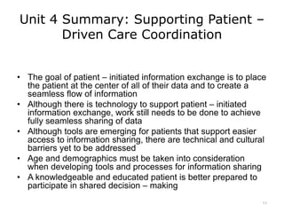 Patient Centered Care | Unit 4d Lecture | PPTX