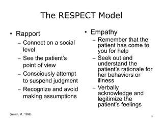 Patient Centered Care | Unit 5a Lecture | PPTX