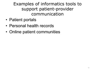 Patient Centered Care | Unit 5c Lecture | PPTX