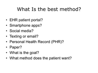 Patient Centered Care | Unit 9a Lecture | PPT