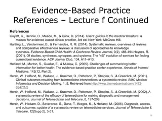 Evidence Based Practice Lecture 6_slides | PPT