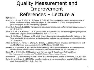Quality Measurement and Improvement_lecture 1_slides | PPTX