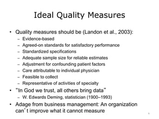Quality Measurement and Improvement_lecture 1_slides | PPTX