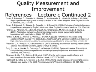 Quality Measurement and Improvement Lecture 2_slides | PPT