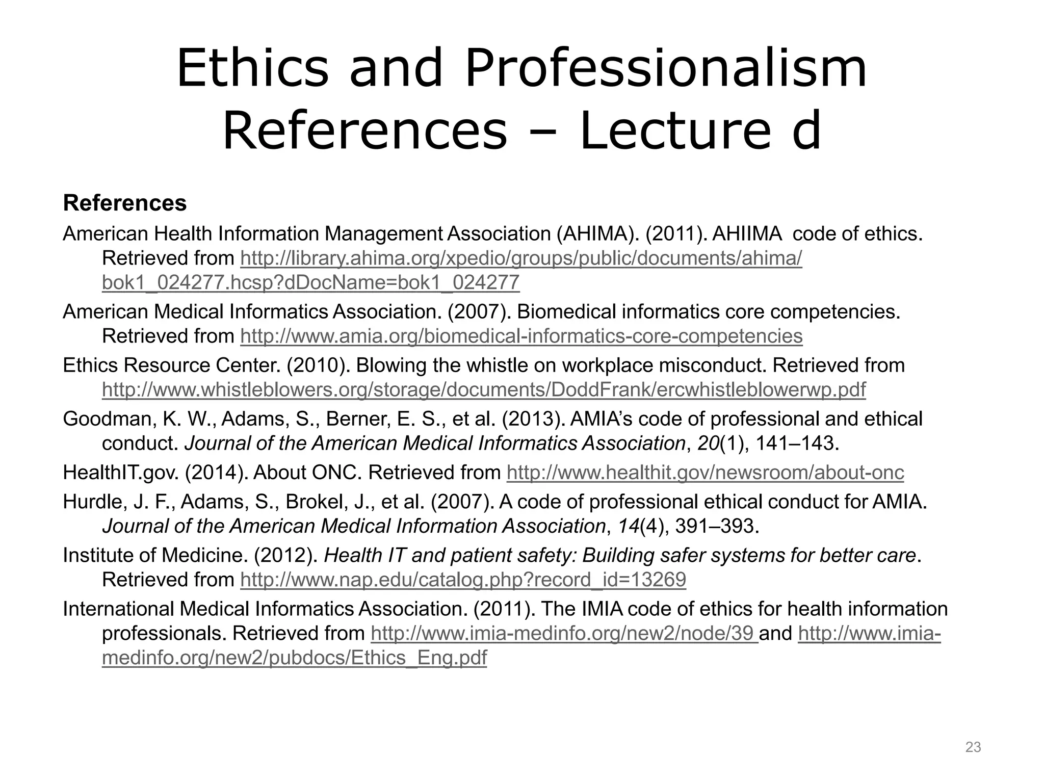 Ethics & Professionalism Lecture 4_slides | PPTX