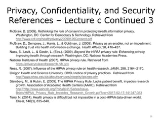 Privacy, Confidentiality, and Security Lecture 2_slides | PPTX