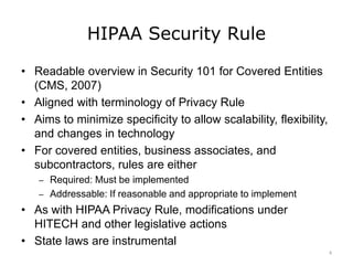 Privacy, Confidentiality, and Security Lecture 4_slides | PPTX