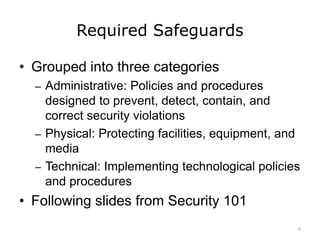 Privacy, Confidentiality, and Security Lecture 4_slides | PPTX