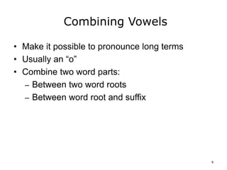 Understanding Medical Words - Lecture A | PPT