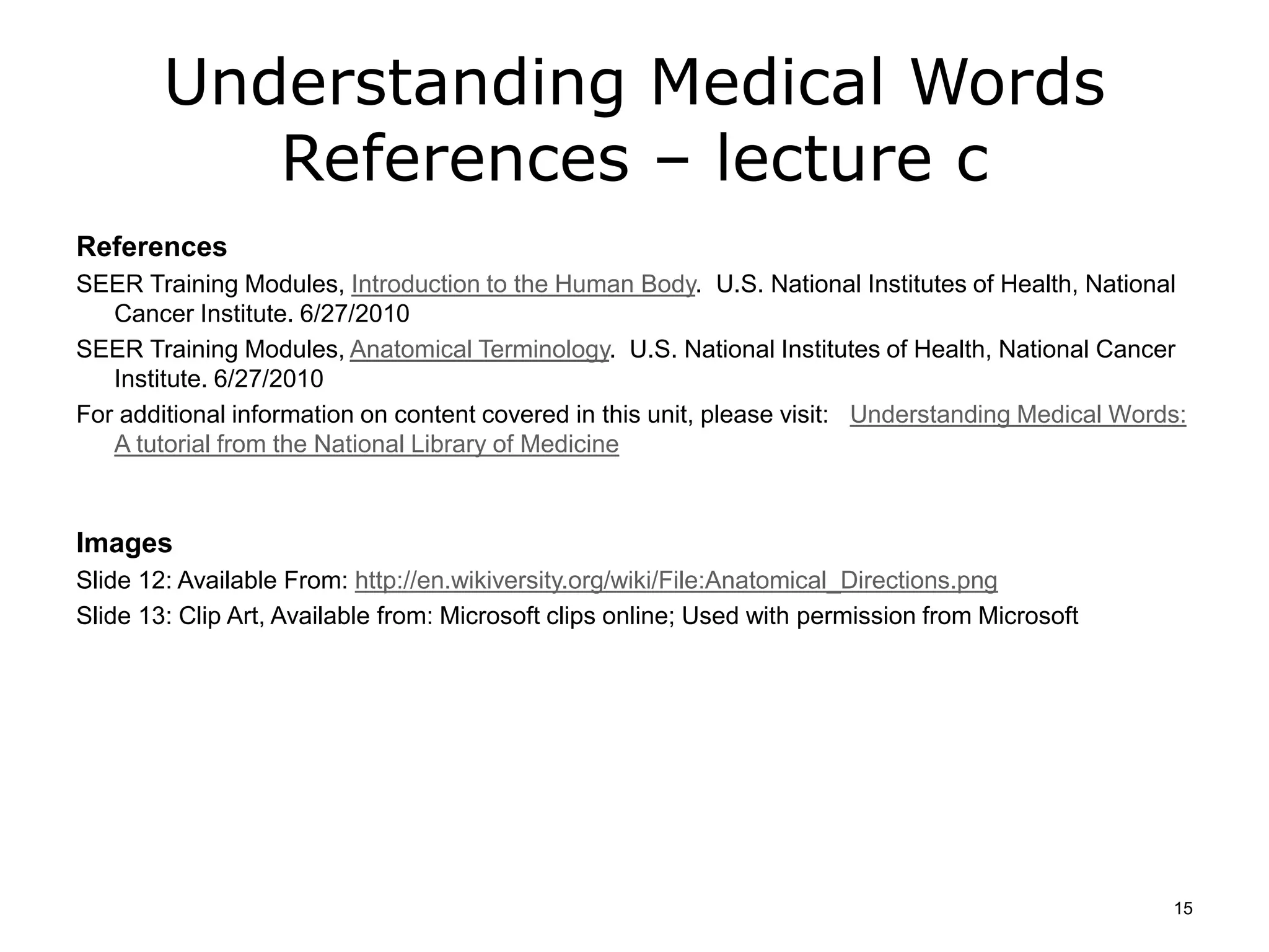 Body Organization | Lecture C | PPTX