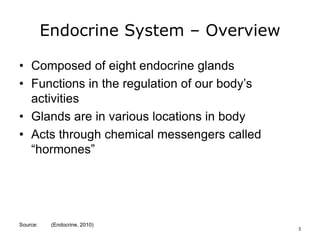 Endocrine System lecture A slides | PPTX