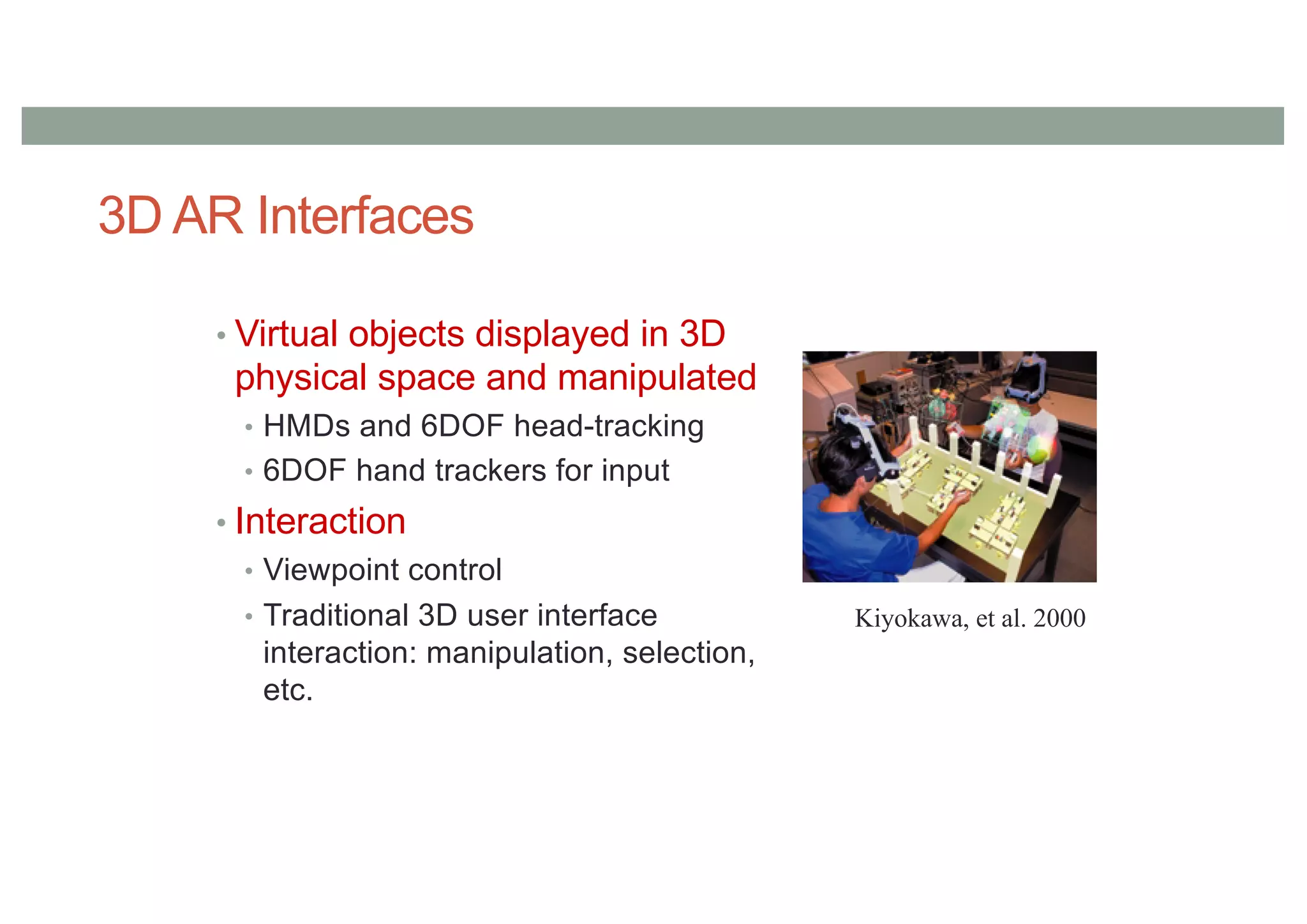 2022 COMP4010 Lecture4: AR Interaction | PPT
