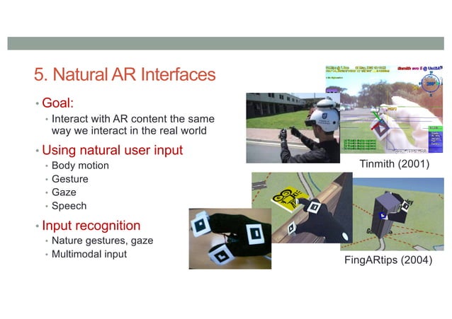 2022 COMP4010 Lecture5: AR Prototyping | PPT