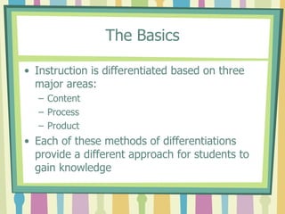 Differentiation Presentation | PPTX