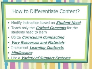 Differentiation Presentation | PPTX