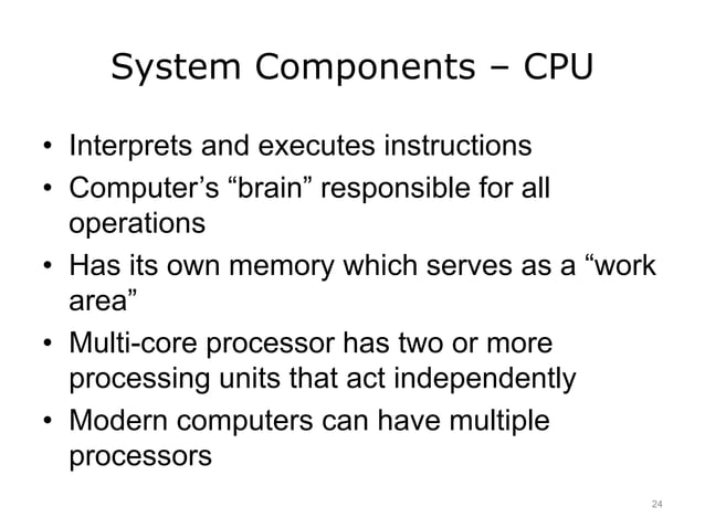 Computer Hardware - Lecture A | PPT