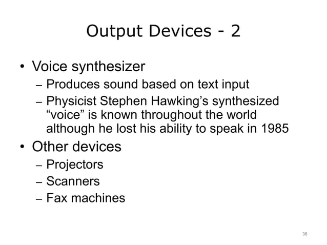 Computer Hardware - Lecture A | PPT