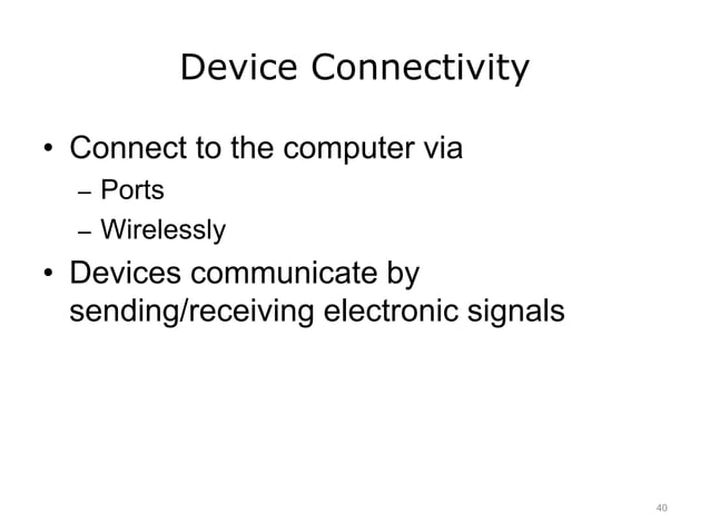 Computer Hardware Lecture A Ppt