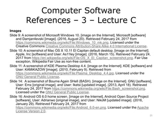 Computer Software | Lecture 4C | PPTX | Operating Systems | Computer Software and Applications