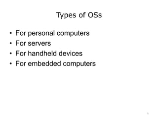 Computer Software | Lecture 4C | PPTX | Operating Systems | Computer ...