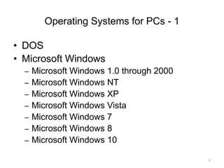 Computer Software | Lecture 4C | PPTX | Operating Systems | Computer Software and Applications