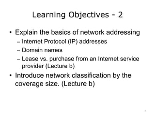 Networks - Lecture C | PPT