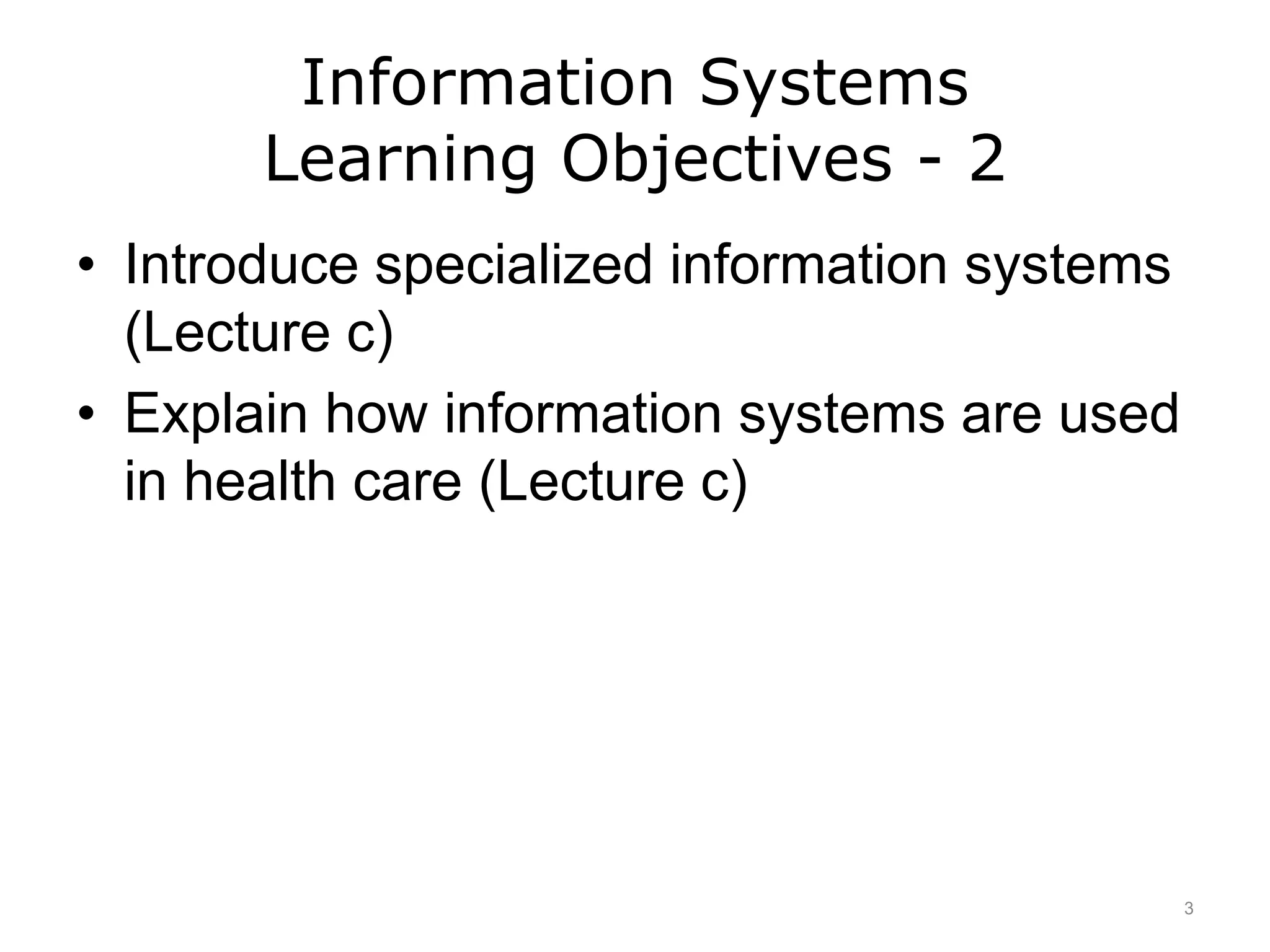 Information Systems Lecture A Pptx Computing Technology And Computing