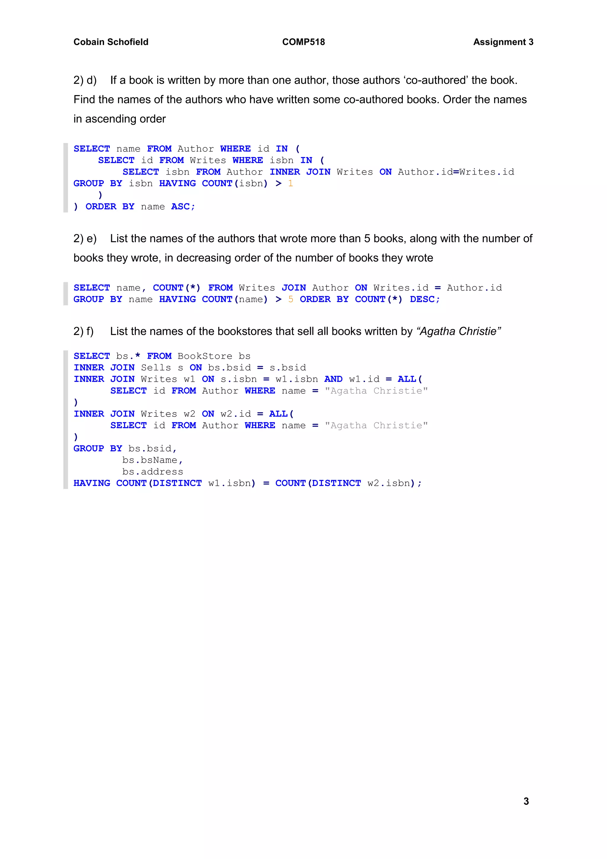 Sql Database Design And Querying Pdf