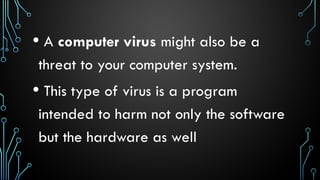 Computer 5 (Computer Virus) Grade 5 computer | PPTX