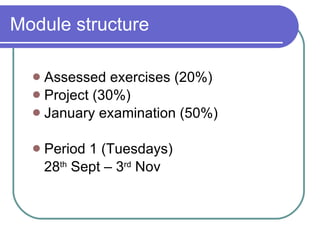 COMP60431 Machine Learning Advanced Computer Science MSc | PPT | Technology & Computing