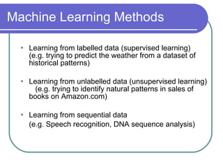 COMP60431 Machine Learning Advanced Computer Science MSc | PPT | Technology & Computing