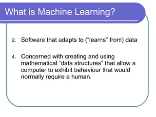 COMP60431 Machine Learning Advanced Computer Science MSc | PPT
