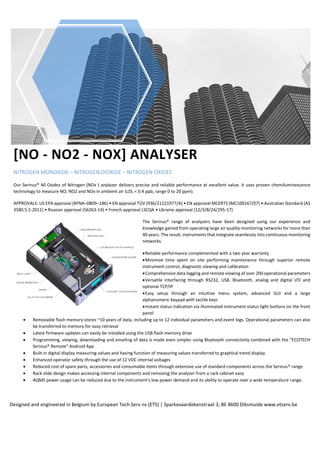COMETS: compact ambient air monitoring station by ETS | PDF