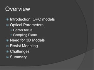 Compact 3 d_resist_models_general | PPTX
