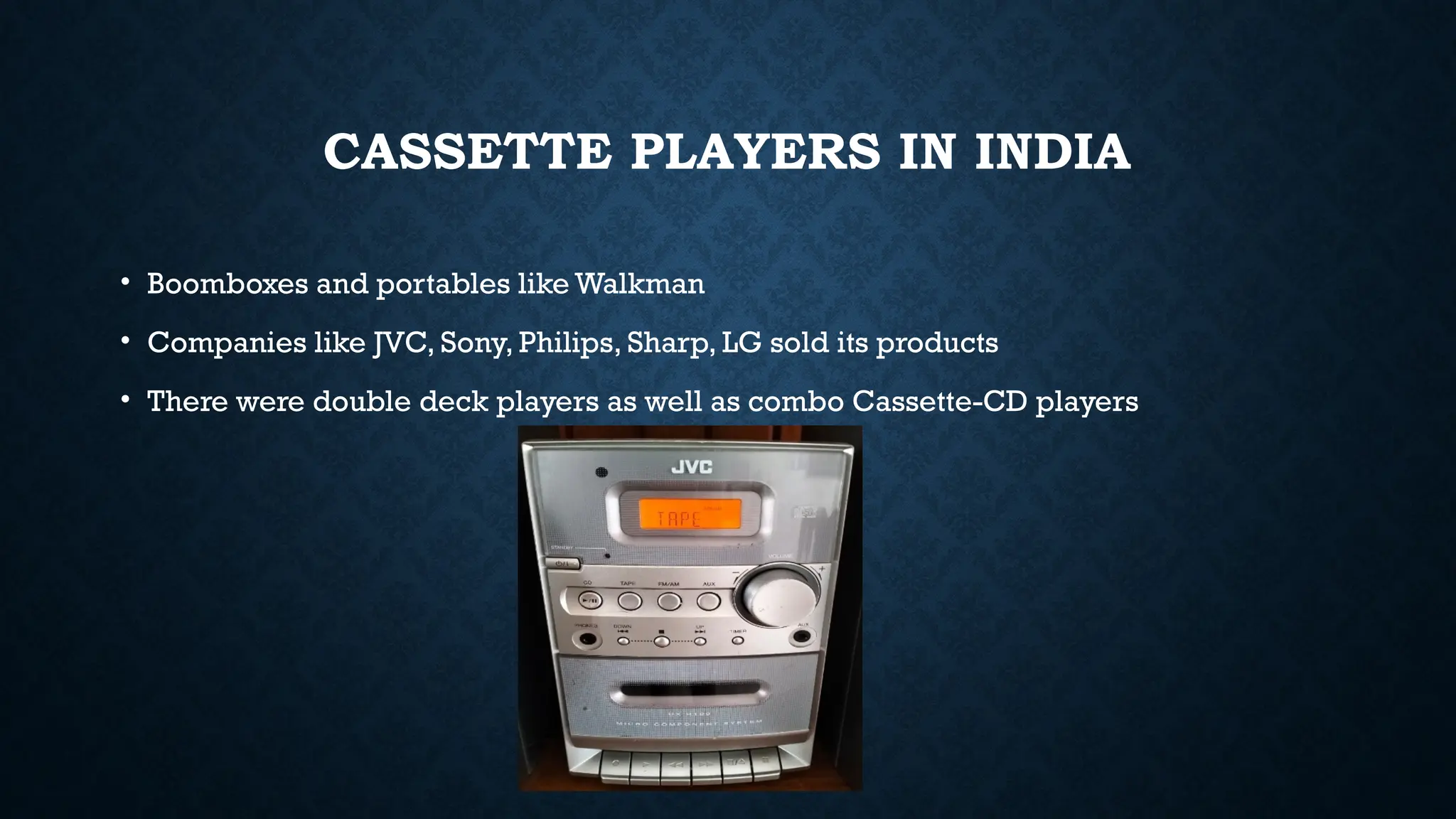 ANALOGUE COMPACT CASSETTE TAPES IN INDIA | PPTX