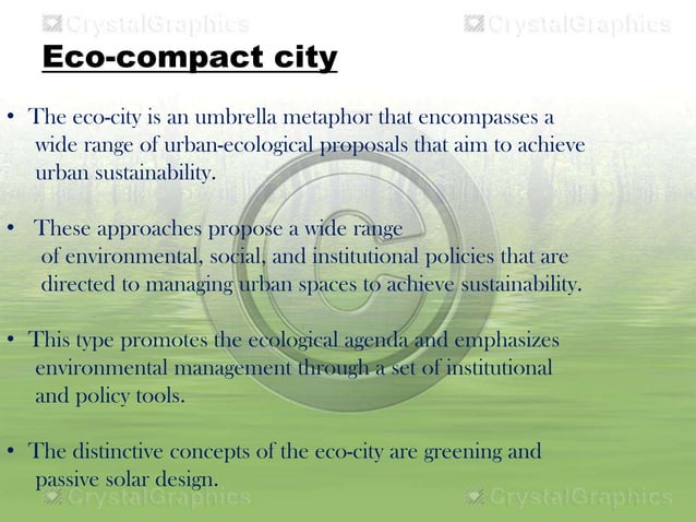 Compact city | PPTX | Land and Farms | Real Estate