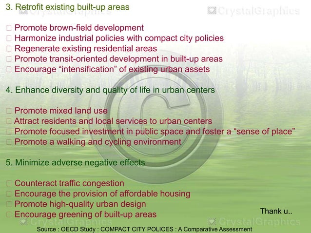 Compact city | PPTX | Land and Farms | Real Estate