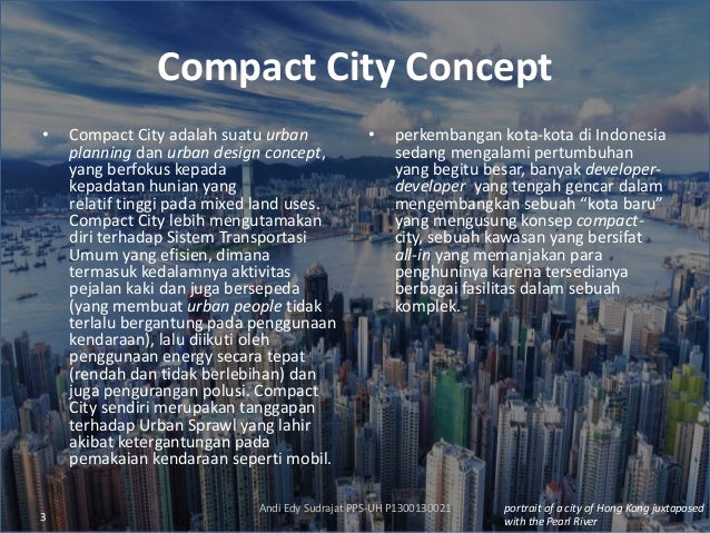 Compact city,a sustainable development