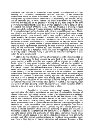 Compact city as an Option for Making Indian Cities Smart and ...