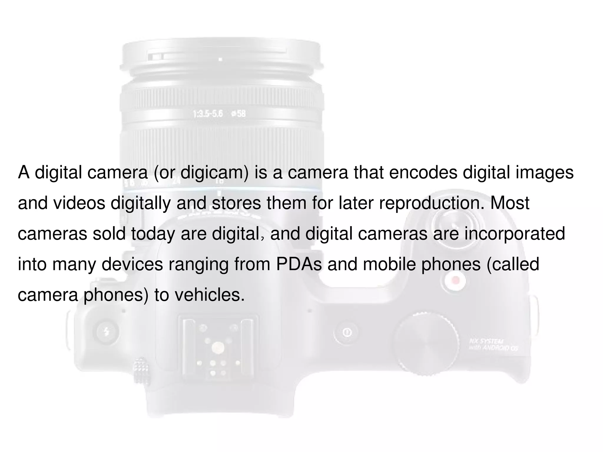 Compact digital camera | PPT