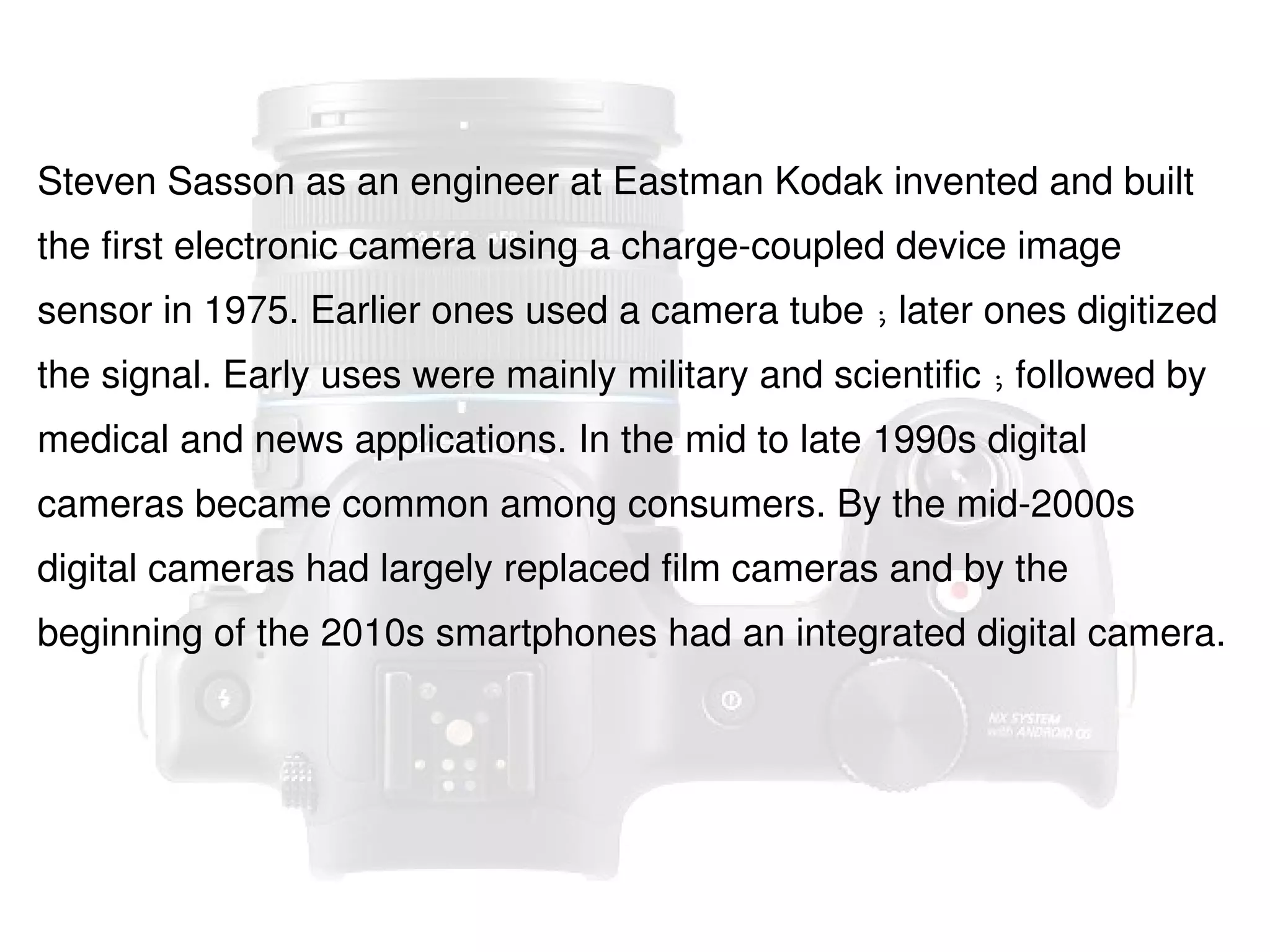 Compact digital camera | PPT