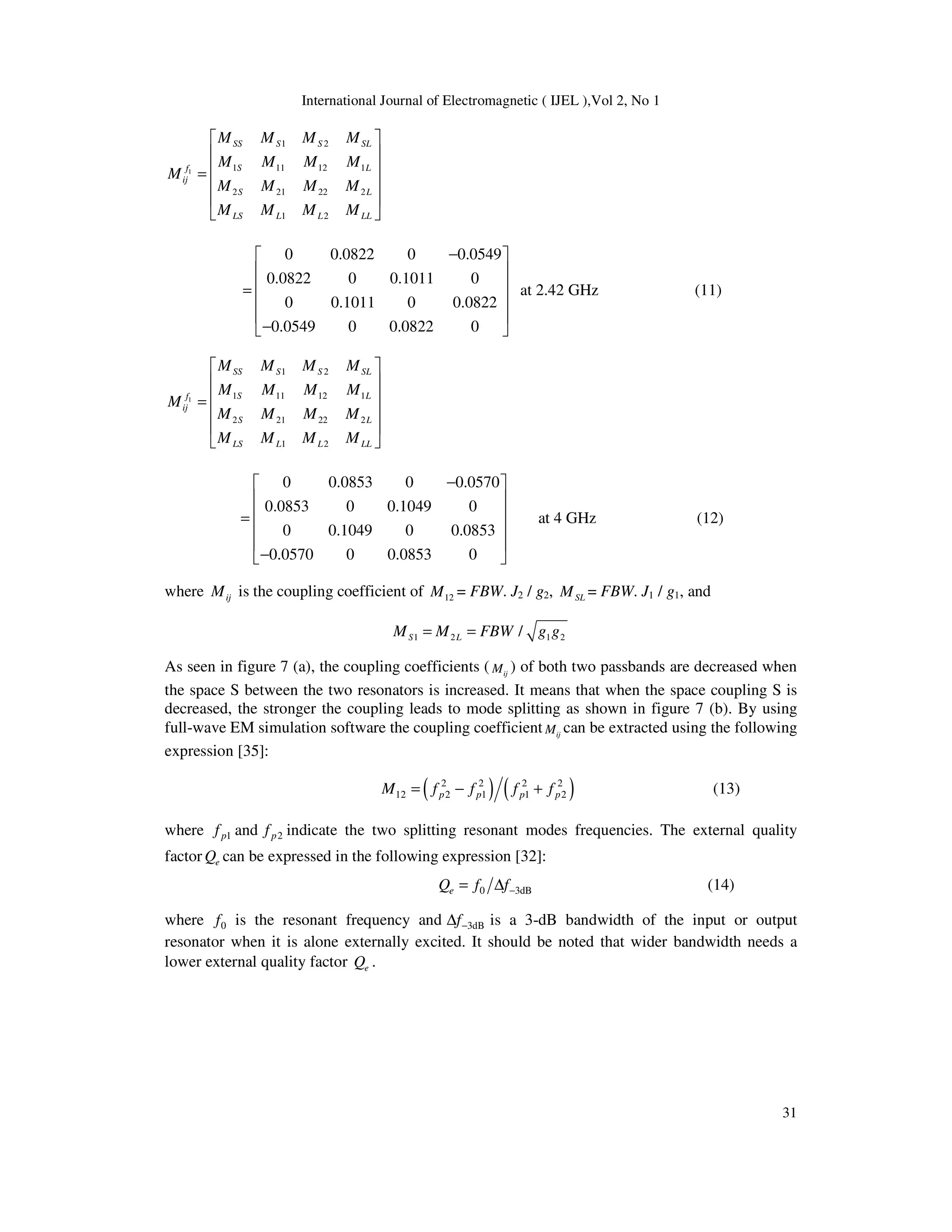 Compact Dual Band Bandpass Filter Based On Stub Loaded Rectangular Loop