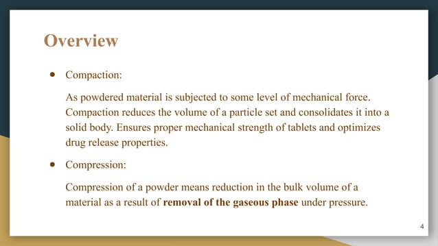 Compaction and Compression in Pharmaceutical Tablets.pptx
