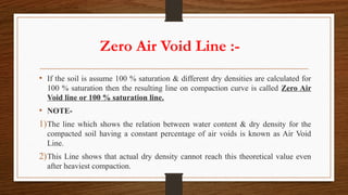 Compaction and consolidation of soil sample | PPTX