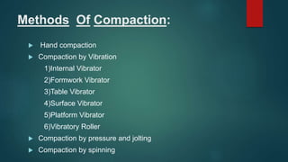 Compaction in different type of structure | PPT