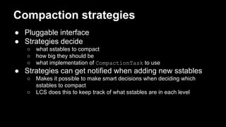 Cassandra 2.1 boot camp, Compaction | PPT