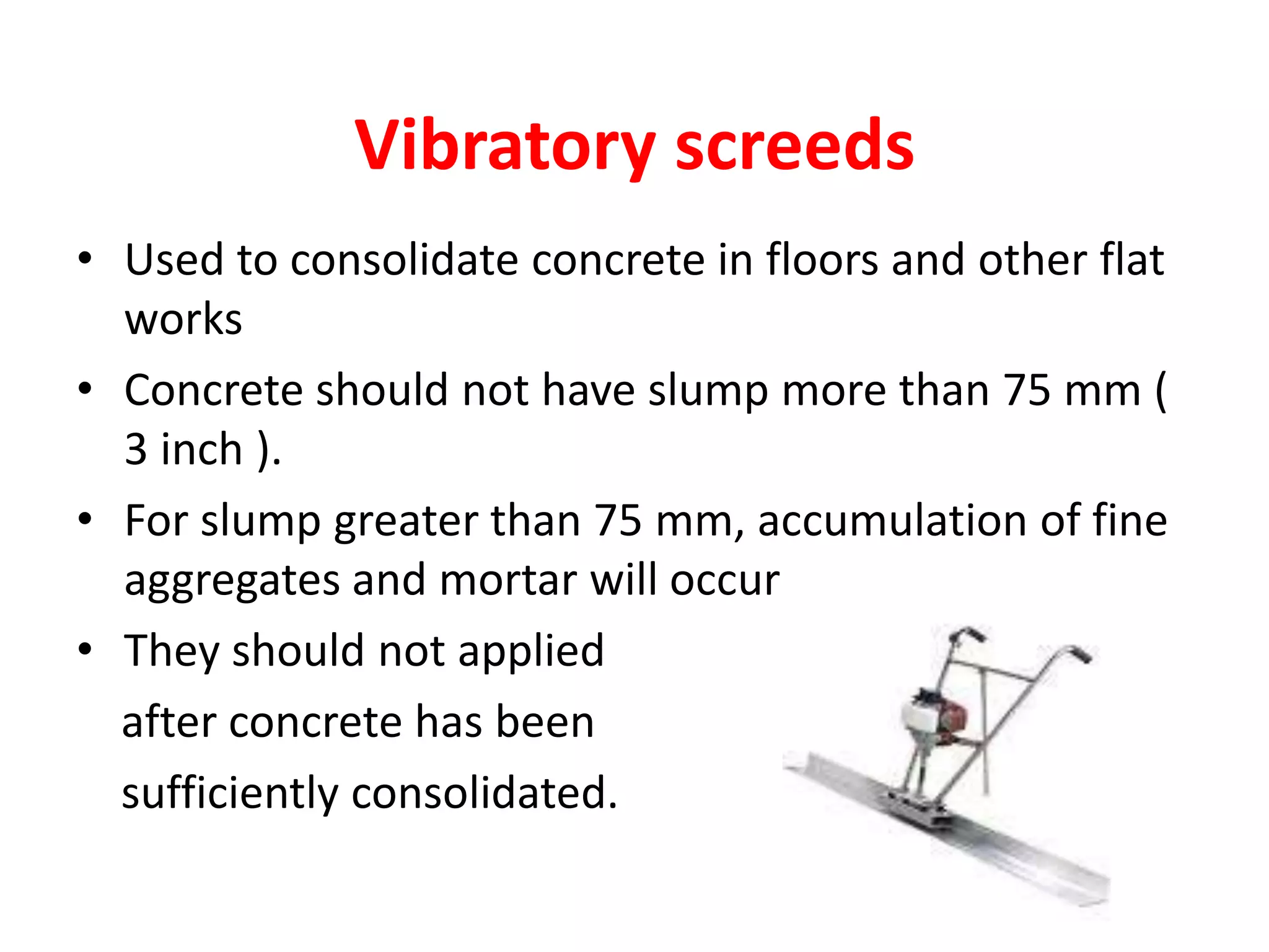 Compaction of concrete | PPTX