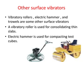 Compaction of concrete | PPTX